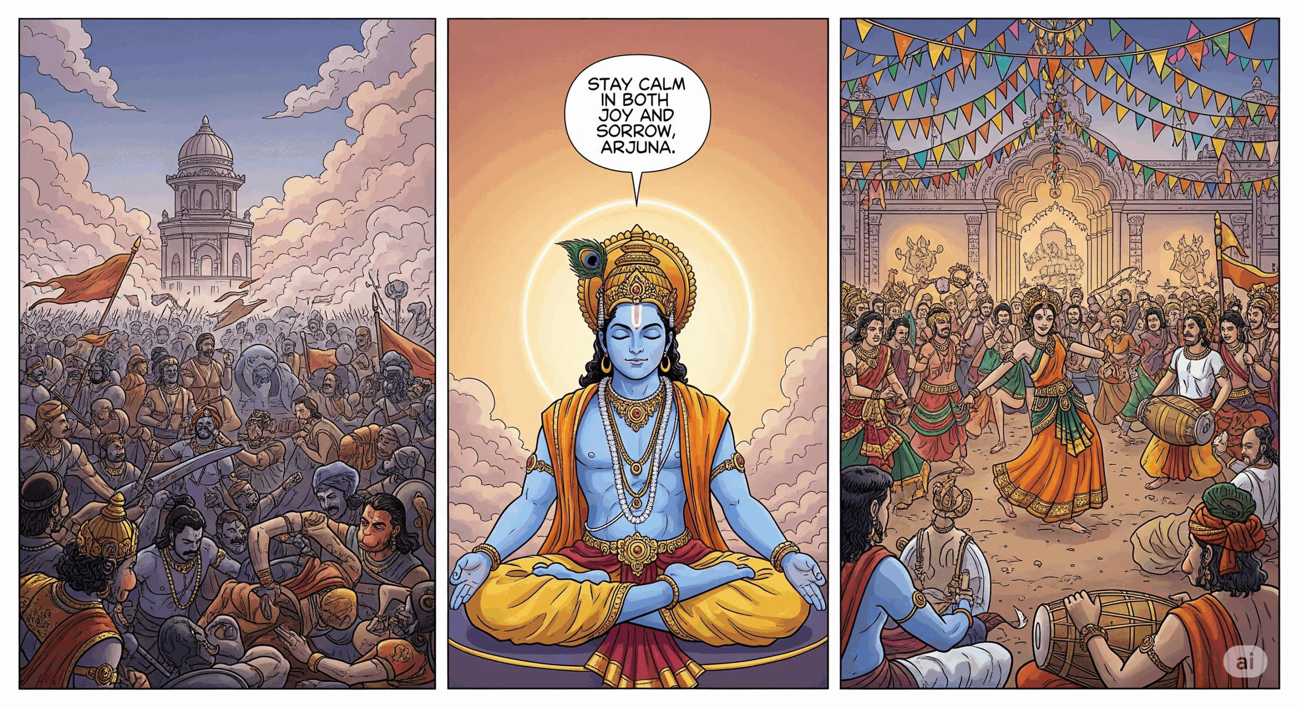 Stay calm in joy and sorrow - TeachingBanyan.com